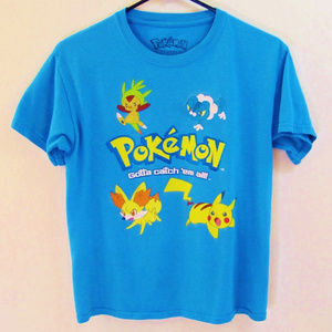 Pokemon | Shirts & Tops | Pokeman Blue Tshirtcharacters Graphicskids Xl ...